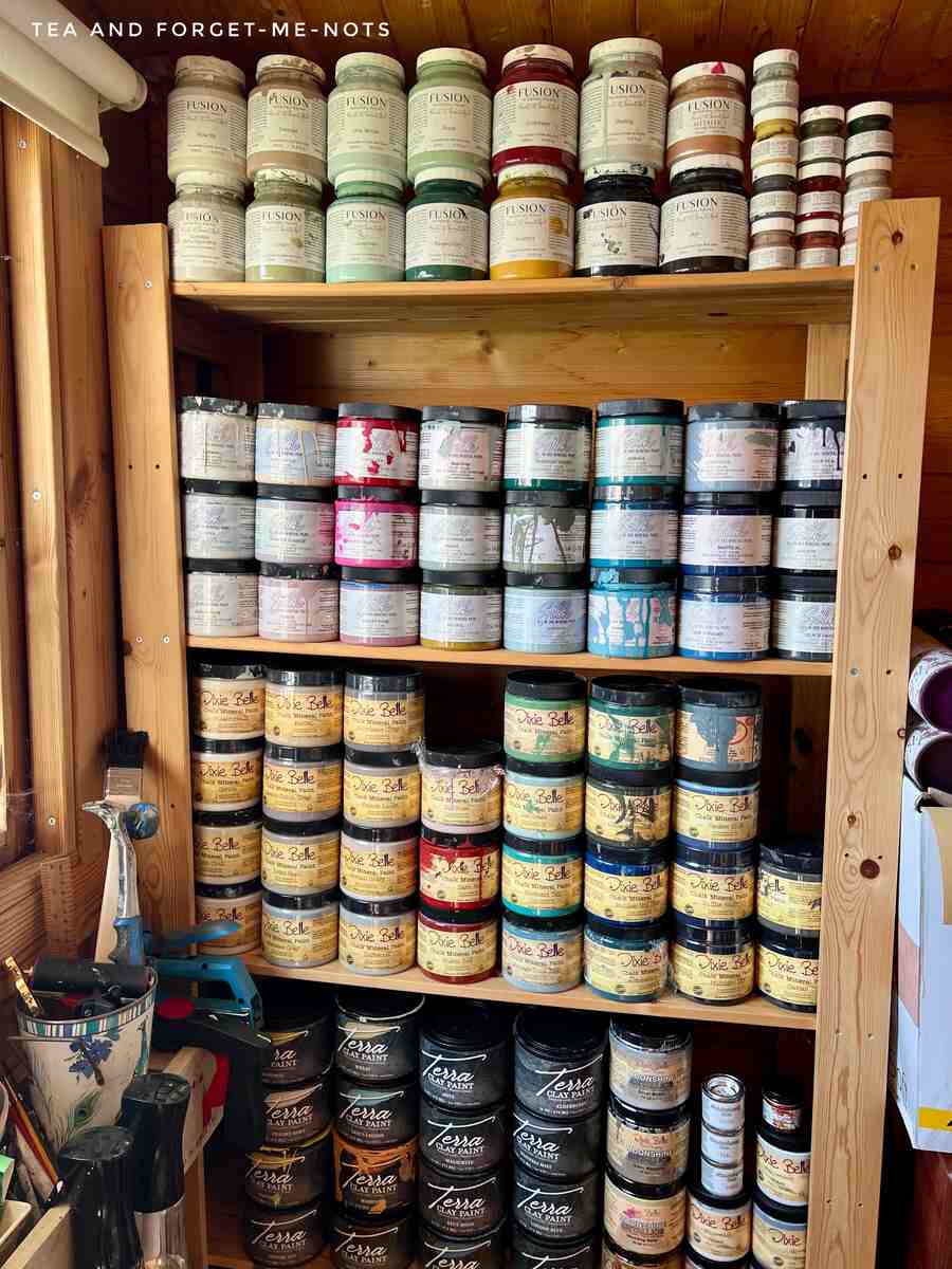 How To Organize Paint Supplies and Tools to Save Time – Tea and Forget ...