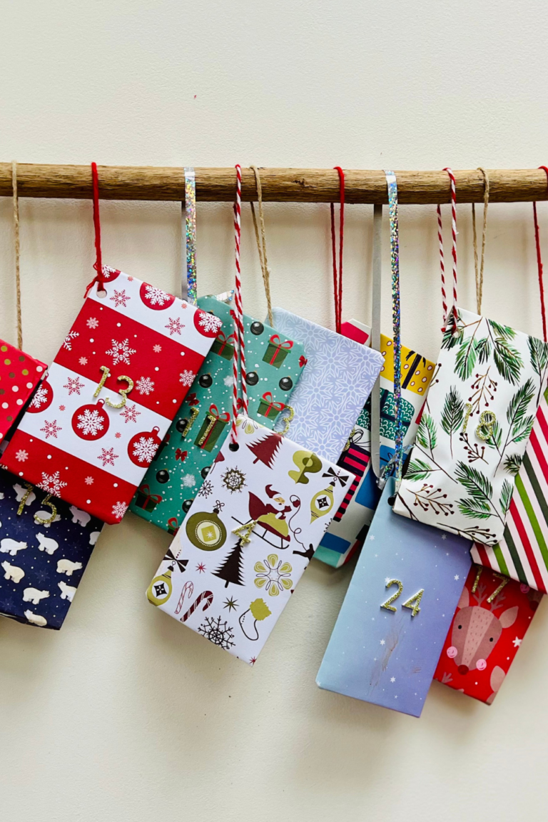 Easy (and Gorgeous) DIY Advent Calendar For Wall Hanging – Tea and ...