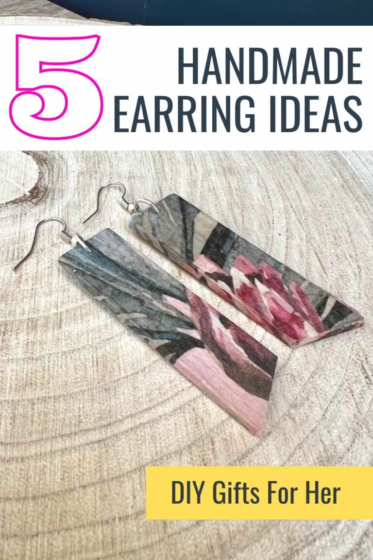 5 Easy DIY Handmade Earrings Ideas To Make For Gifts – Tea and Forget ...
