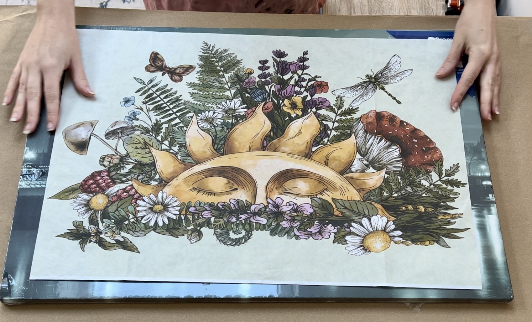 How To Decoupage On Canvas | Easy DIY Technique – Tea and Forget-me-nots