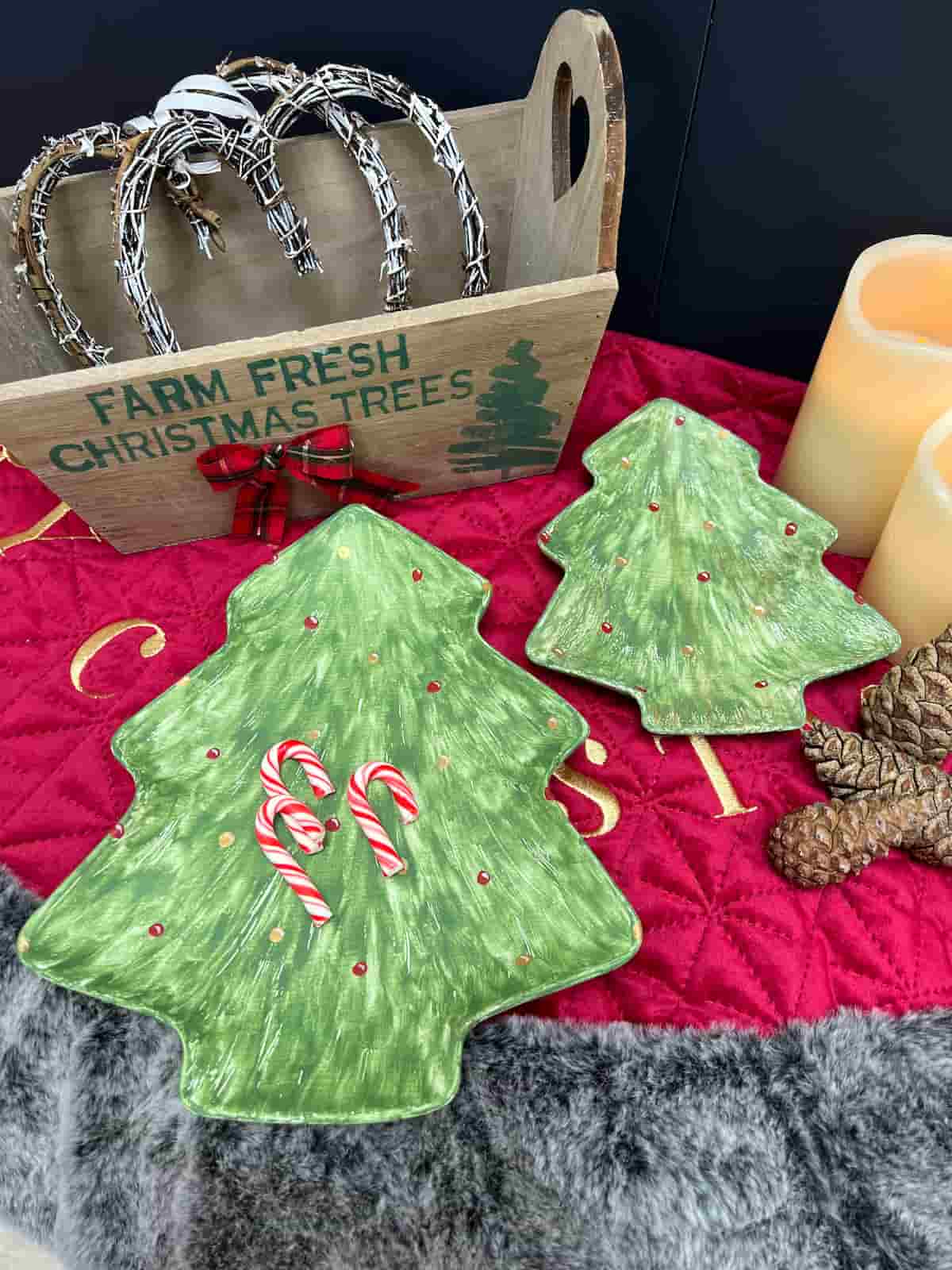 How To Paint a Ceramic Christmas Tree With Vintage Feel – Tea and ...