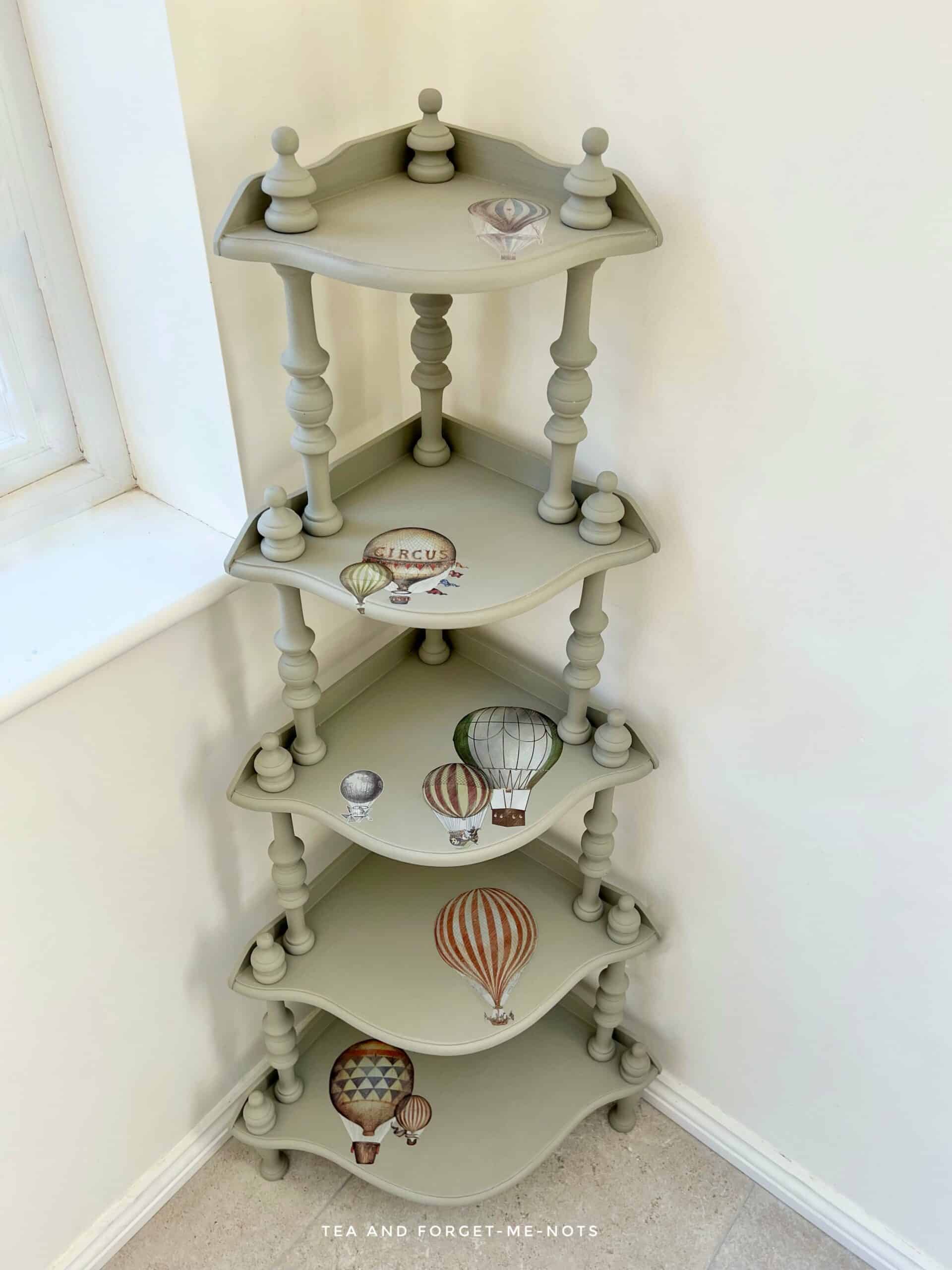 How to give painted shelves a new look – Tea and Forget-me-nots