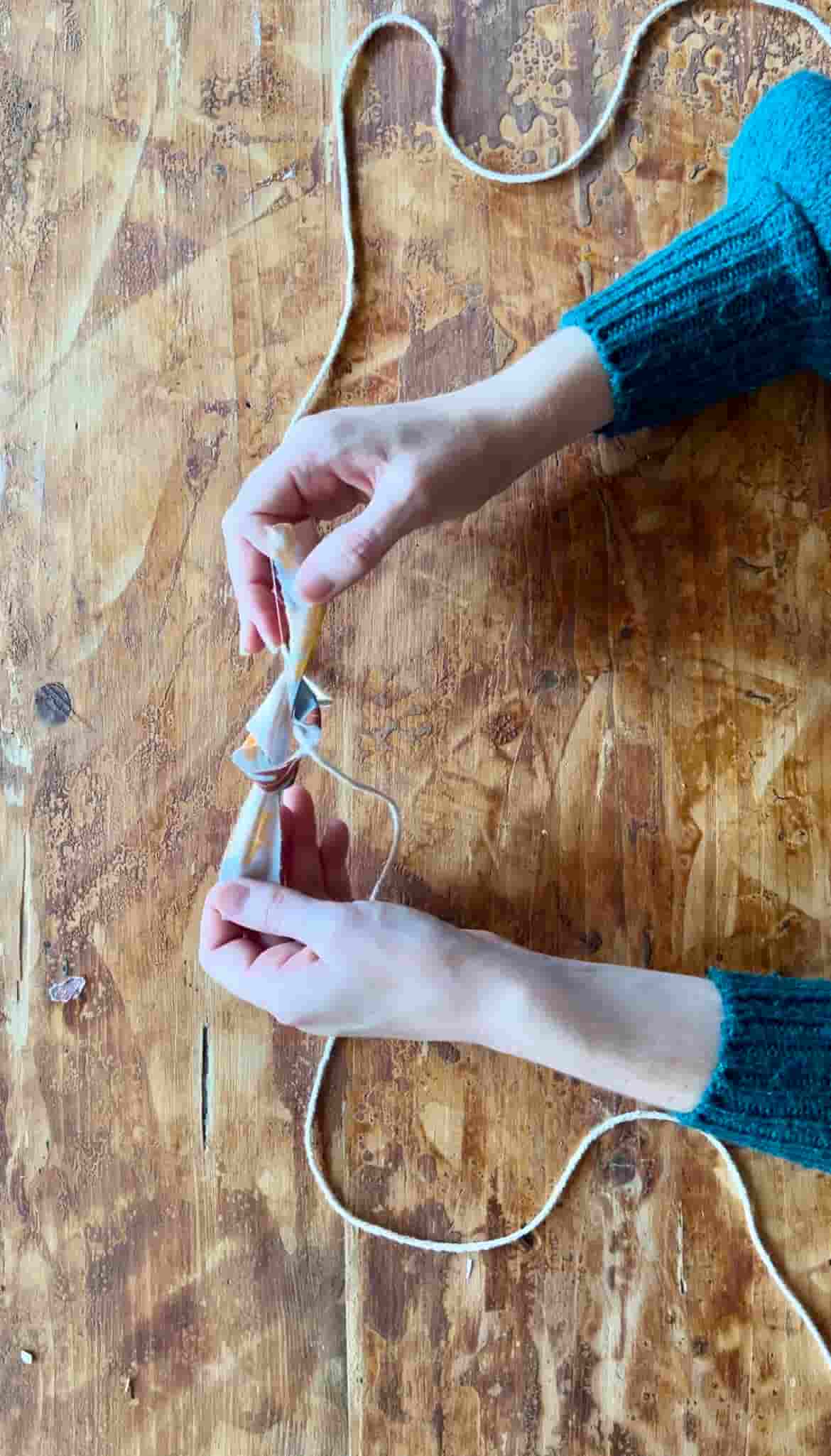 Simple Rag Garland DIY Tutorial with Scrap Fabric – Tea and Forget-me-nots