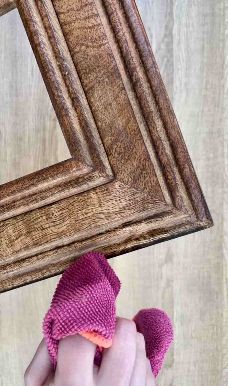 2 Easy Fixes for Scratches on Wooden Picture Frame – Tea and Forget-me-nots
