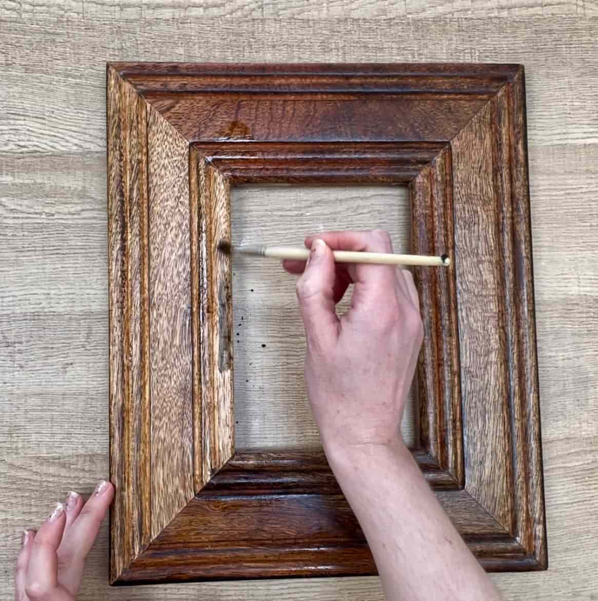 2 Easy Fixes for Scratches on Wooden Picture Frame – Tea and Forget-me-nots