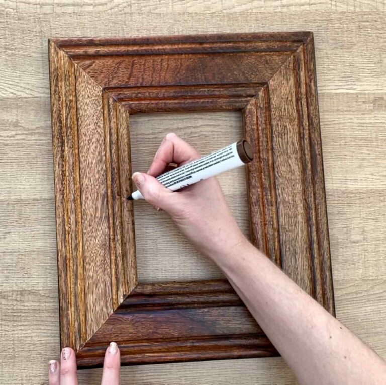 2 Easy Fixes for Scratches on Wooden Picture Frame – Tea and Forget-me-nots
