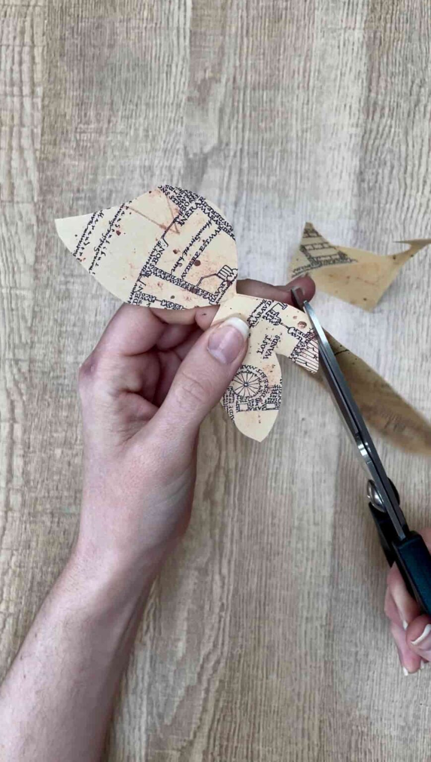 Harry Potter Winged Keys with Upcycled Marauder's Map – Tea and Forget ...