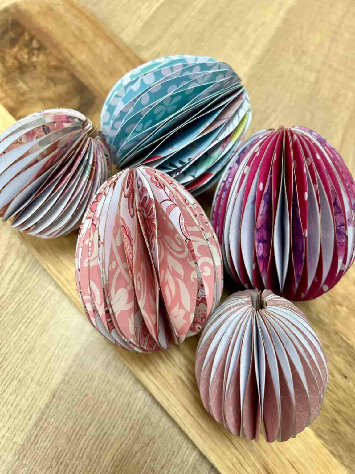 Pretty Paper Easter Egg Craft with Free Template – Tea and Forget-me-nots