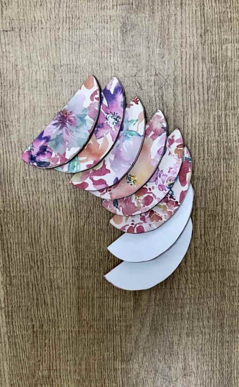 Pretty Paper Easter Egg Craft with Free Template – Tea and Forget-me-nots