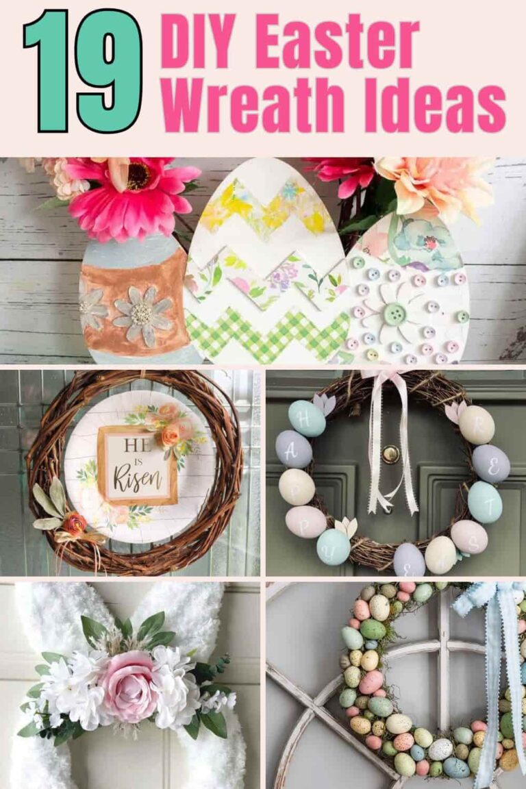 19 Easy DIY Easter Wreath Ideas for Your Front Door – Tea and Forget-me ...