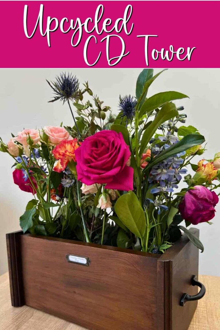 Upcycle an Old CD Tower into 3 Pretty Storage Ideas – Tea and Forget-me ...